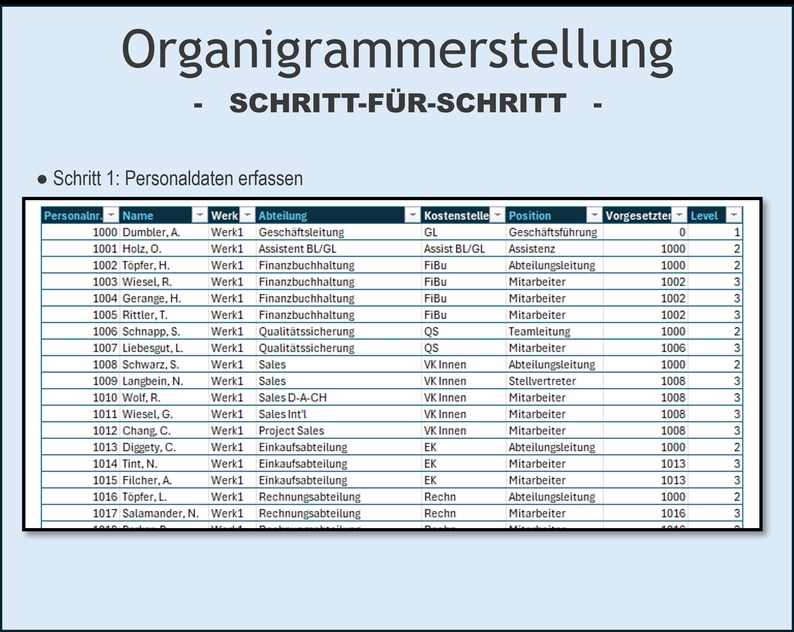 Organizational Chart Creation - Etsy