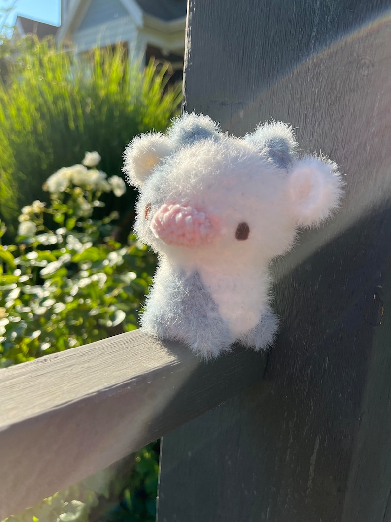 Crochet Fluffy Blueberry Cow Plush Amigurumi Sitting Cow Plushie - Etsy
