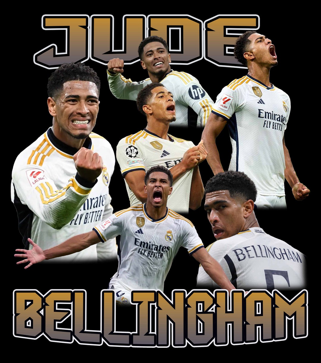 Jude Bellingham png / Real Madrid Design PNG diseño, Diseño de camiseta ...