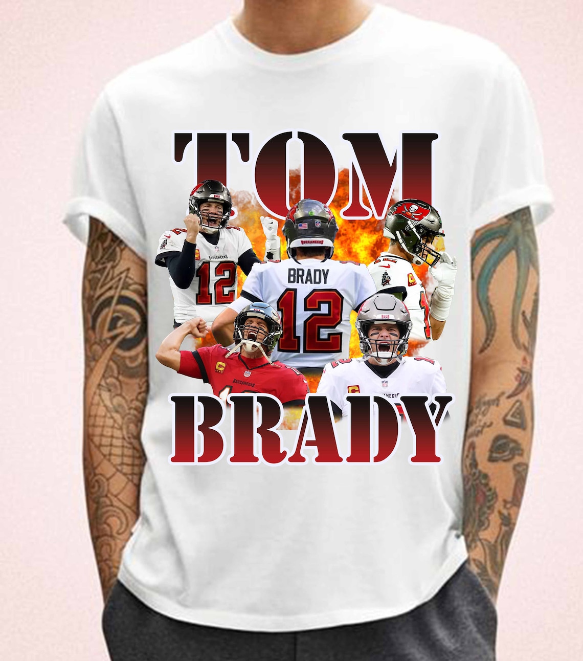 Tom Brady Shirt Png, Football Shirt Desing, Classic 90s Graphic Tee ...