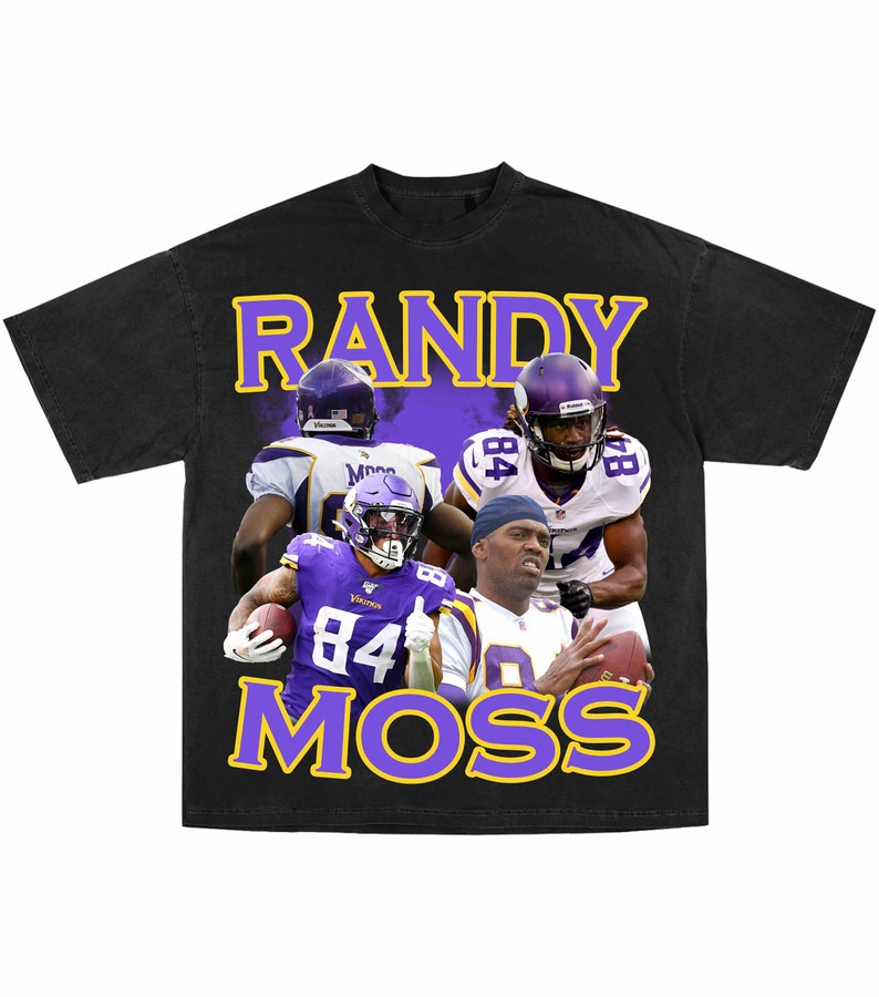 Randy Moss Shirt Png, Football Shirt Desing, Classic 90s Graphic Tee ...