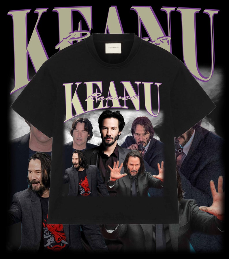 KEANU REEVES T-shirt Design PNG ,digital Instant Download, 300.dpi - Etsy