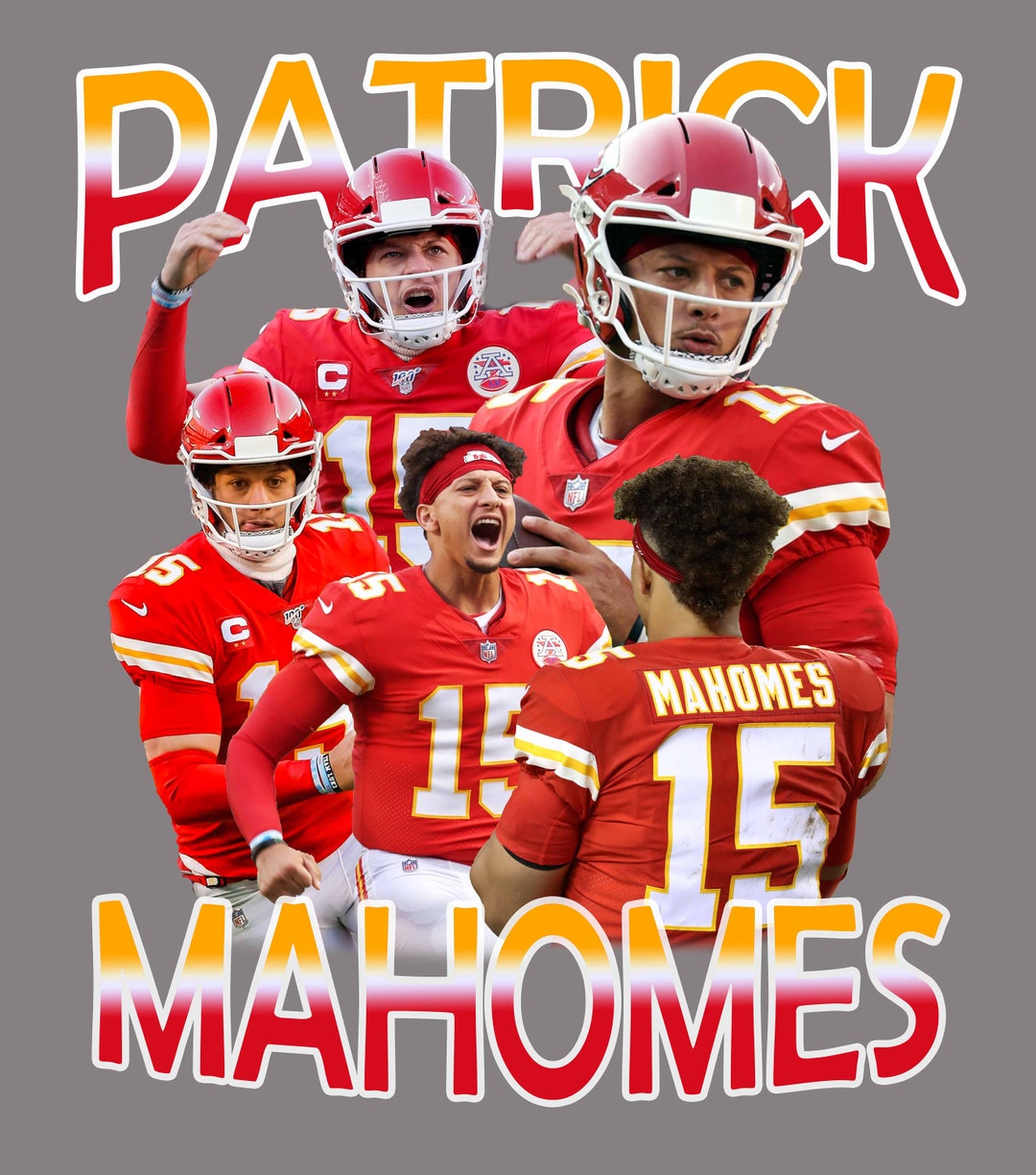 Patrick Mahomes T Shirt Design PNG ,instant Download.300dpi - Etsy