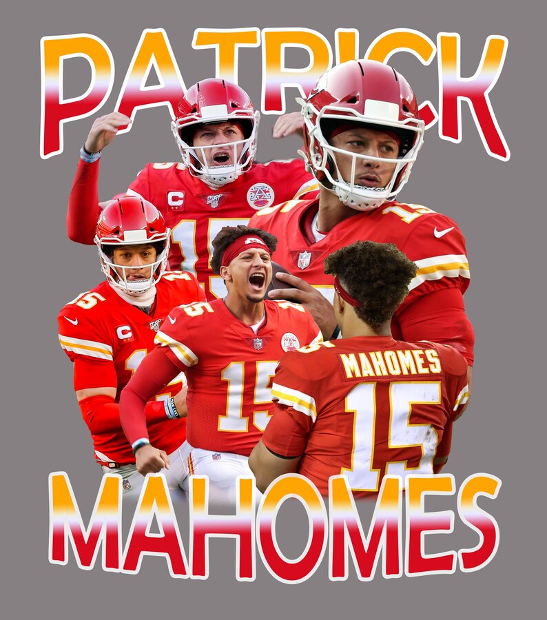 Patrick Mahomes T Shirt Design PNG ,instant Download.300dpi - Etsy