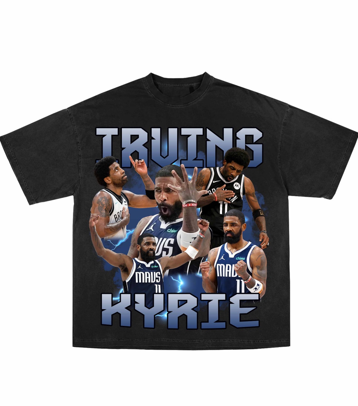 Kyrie Irving Tshirt Design, PNG Digital Download, Basketball Graphic ...