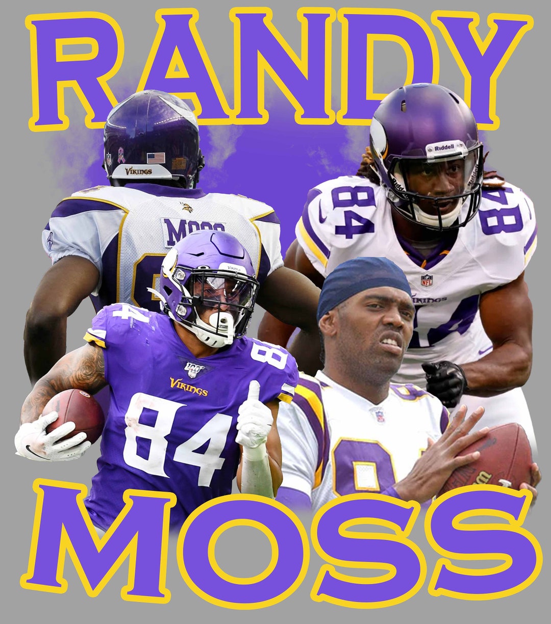 Randy Moss Shirt Png, Football Shirt Desing, Classic 90s Graphic Tee ...