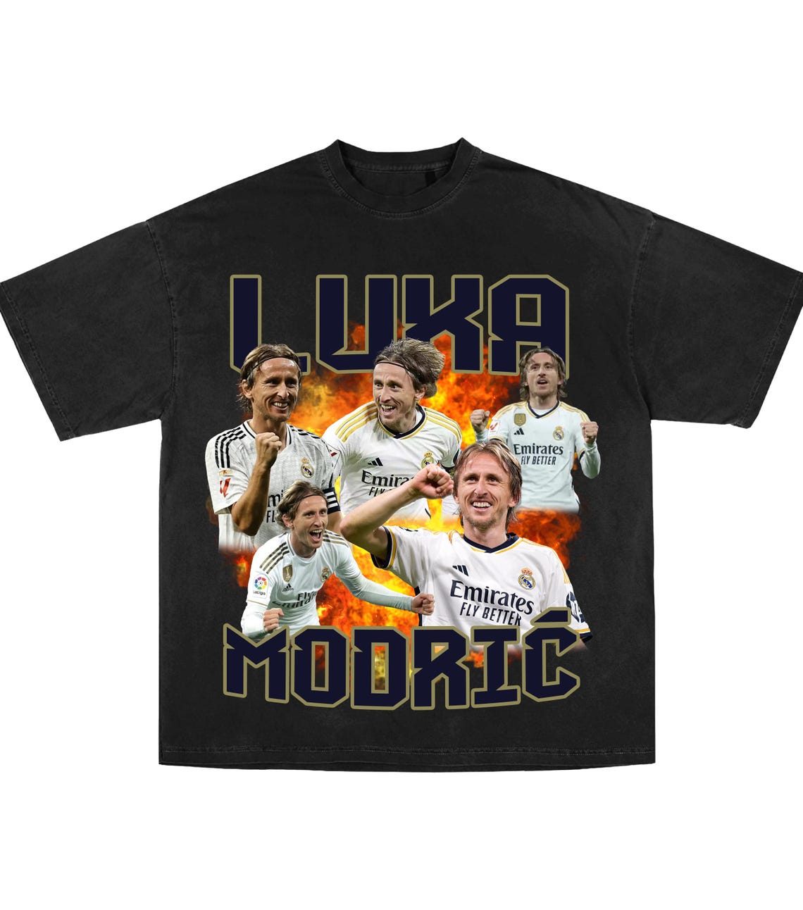 Luka Modric | T-shirt PNG |printable Bootleg T-shirt Design |football ...