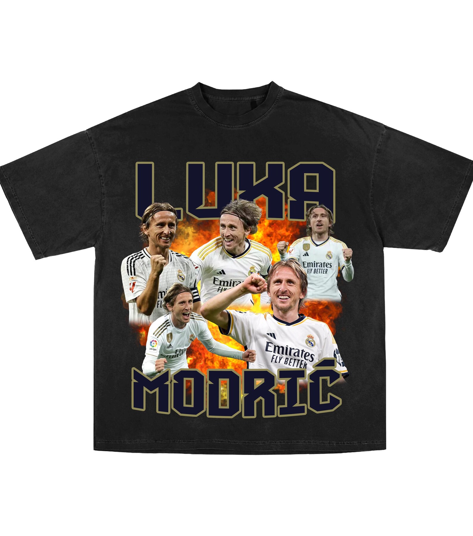 Luka Modric | T-shirt PNG |printable Bootleg T-shirt Design |football ...