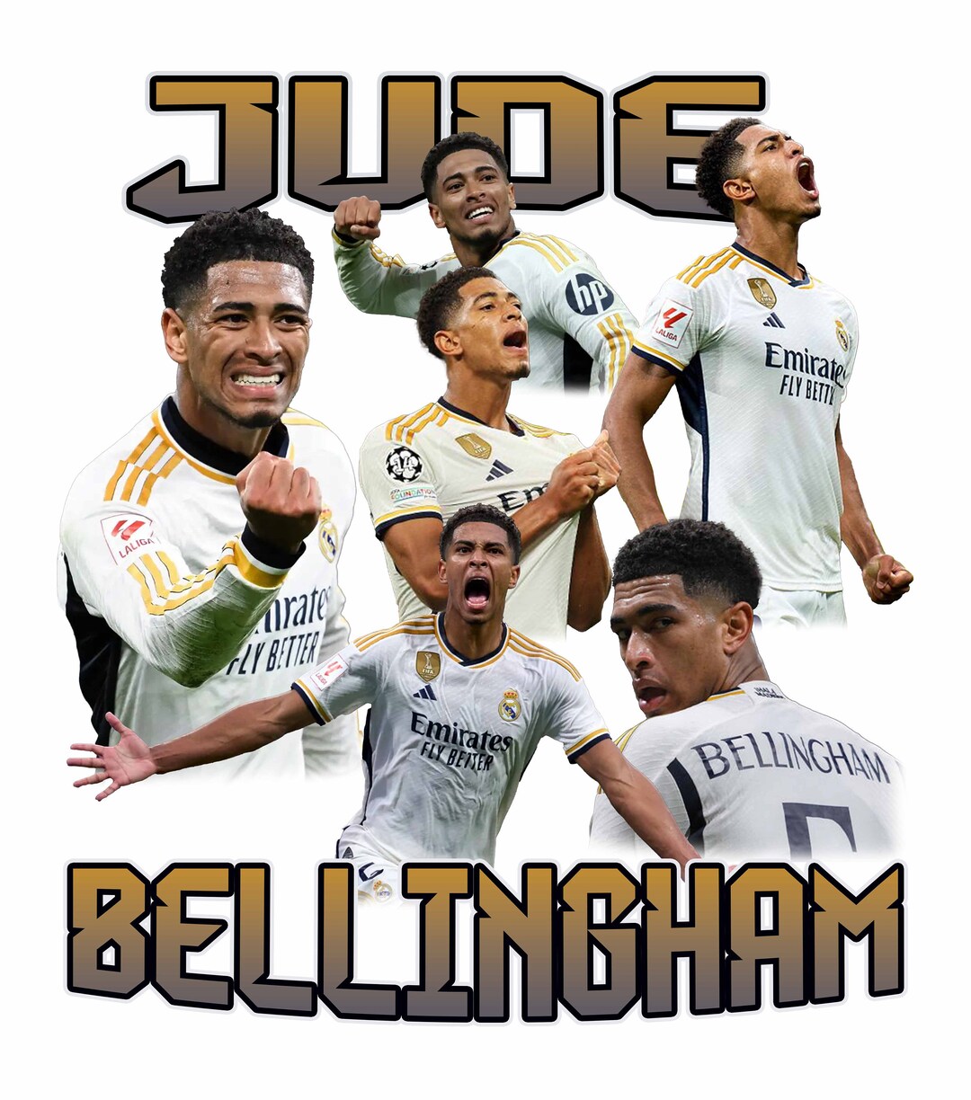 Jude Bellingham png / Real Madrid Design PNG diseño, Diseño de camiseta ...