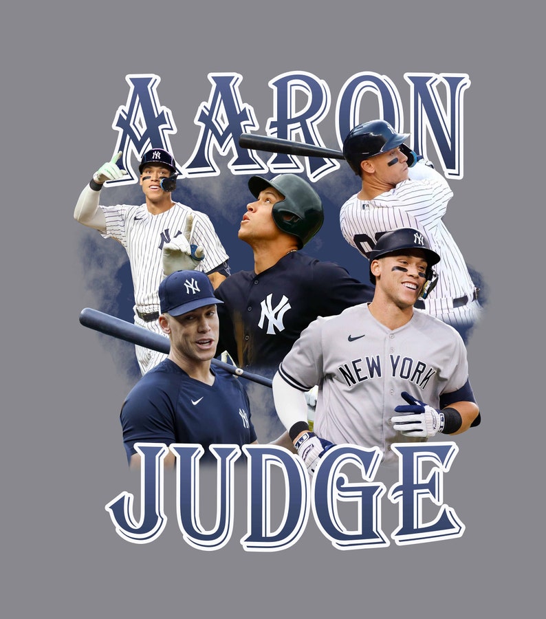 Aaron Judge Png, T-shirt Design, Bootleg Tees Design, Ready to Print ...