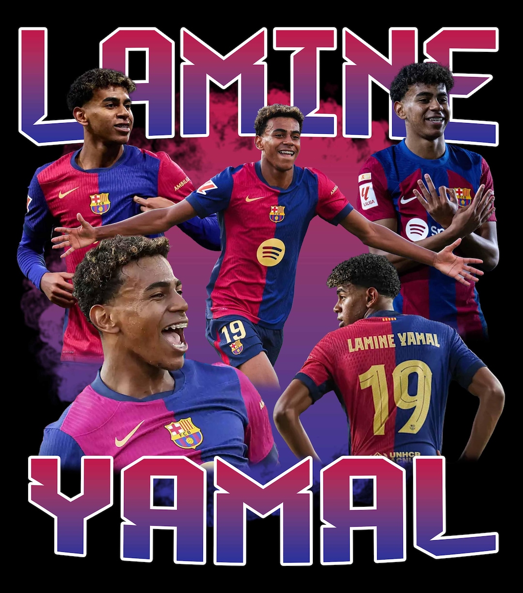 Lamine Png, Yamal Png| Barcelona Png Design | Digital Design | Football ...