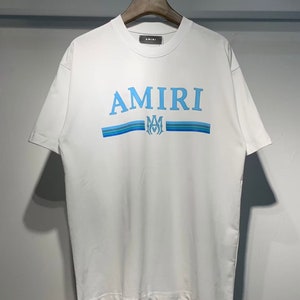 Amiri T-shirt, Vintage Amiri Logo Shirt, Letter Print AMIRI Tee, Casual ...
