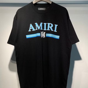 Amiri T-shirt, Vintage Amiri Logo Shirt, Letter Print AMIRI Tee, Casual ...