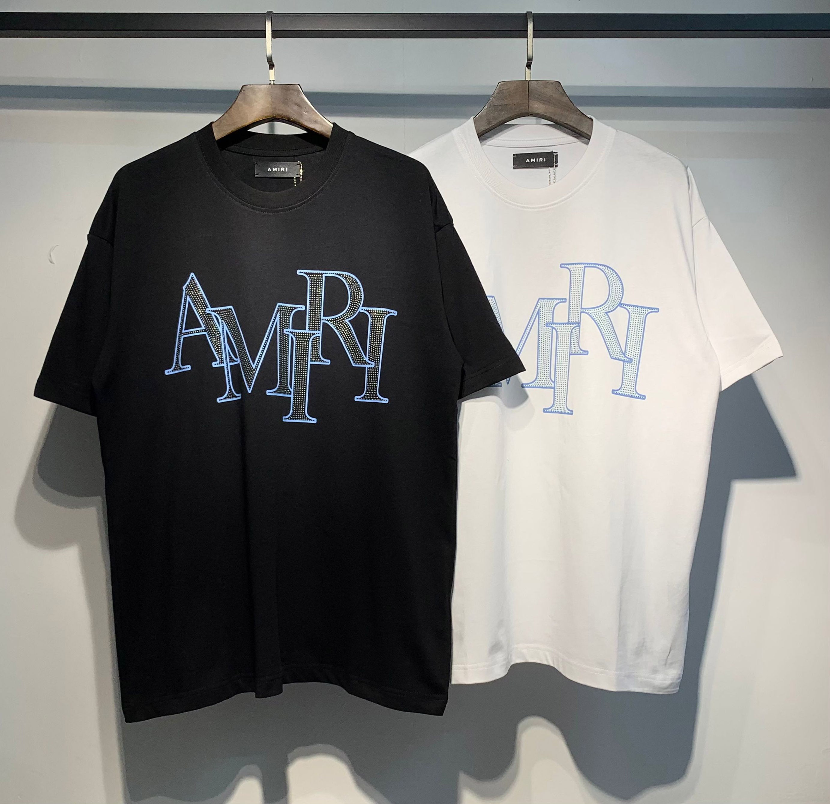 Amiri T-shirt, Vintage Amiri Logo Shirt, Letter Print AMIRI Tee, Casual ...