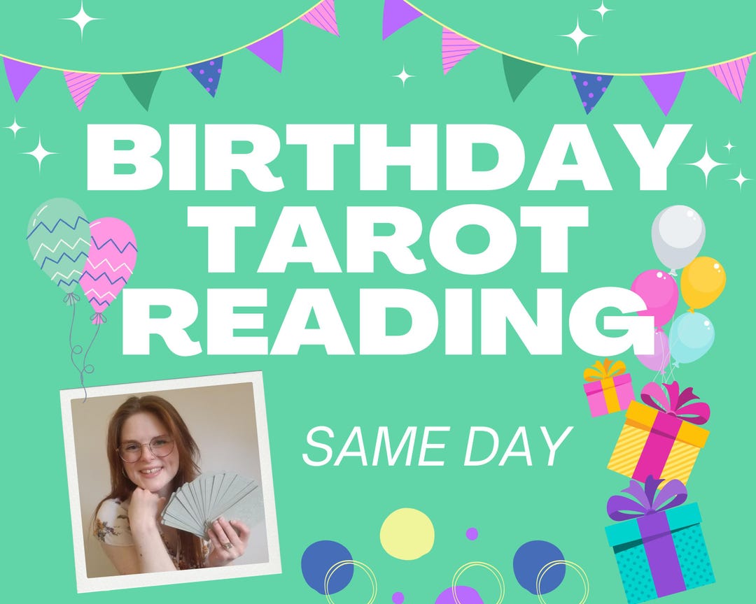 Birthday Tarot Card Reading, Same Day Psychic Reading, Year Ahead ...