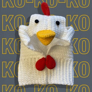 Chicken Dog Hat With Earholes Dog Hood Dog Costume Halloween Dog Hat ...