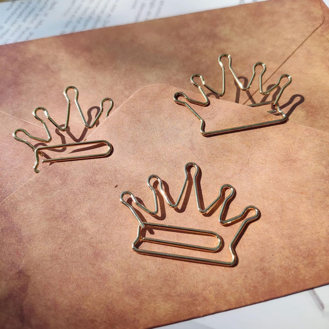 Regal Crown Metal Paper Clips Elevate Your Organizing With Royal ...
