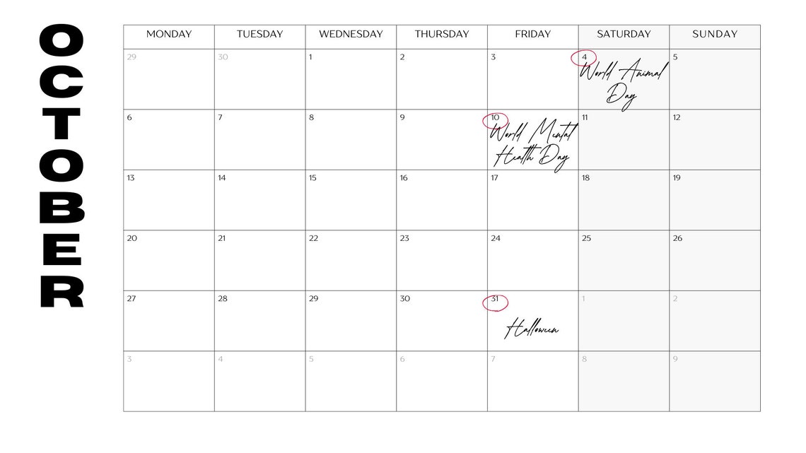 2025 Printable Calendar | Minimalist Digital Download | Reusable Easy ...