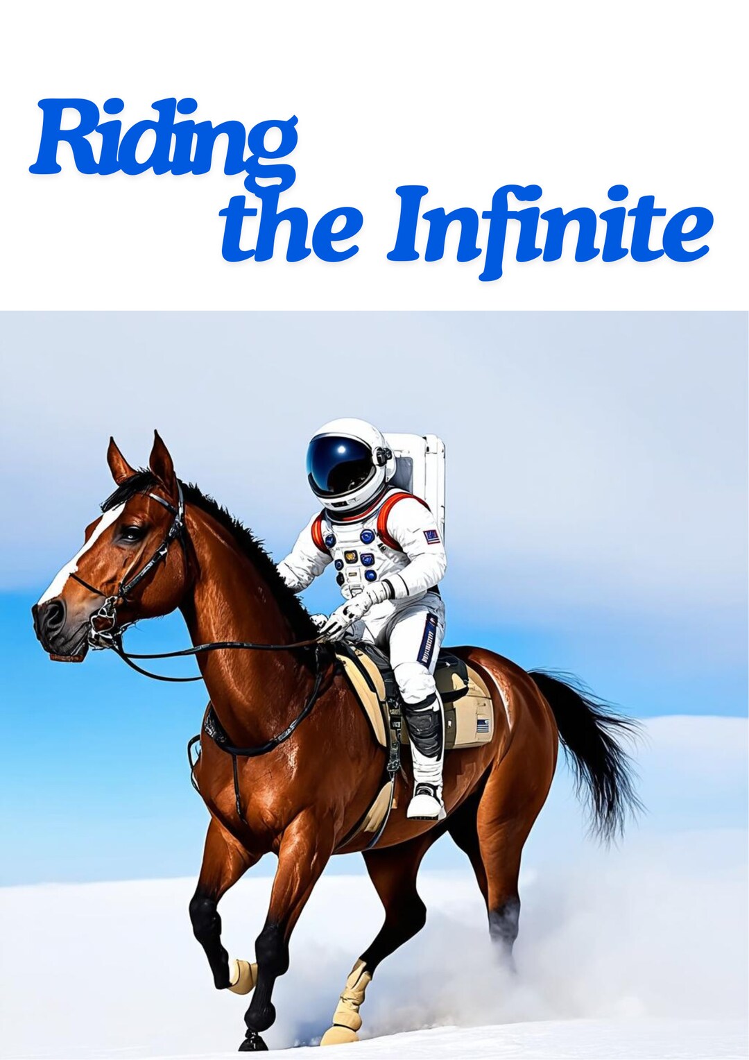Digital Poster Design: "riding the Infinite" - Astronaut Riding a Horse ...