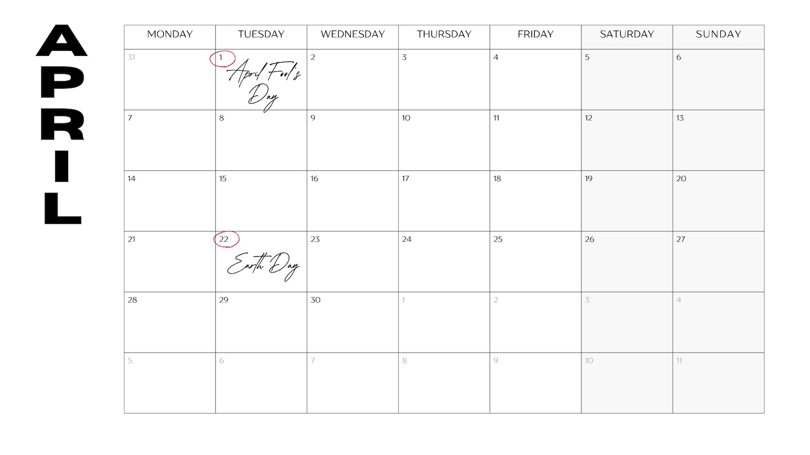 2025 Printable Calendar | Minimalist Digital Download | Reusable Easy ...