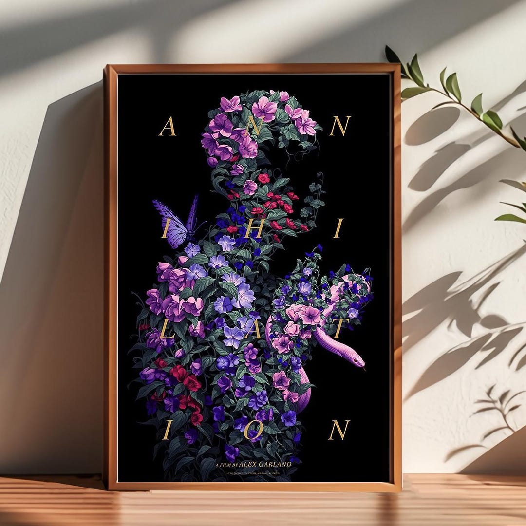 Annihilation Movie Poster: Floral Sci-fi Wall Art - Etsy Australia