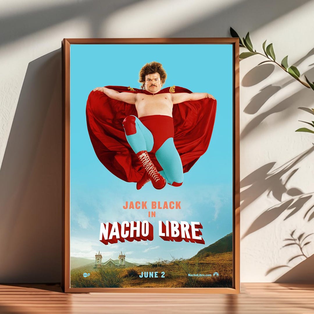 Nacho Libre Movie Poster,room Decor,poster for Gifts,home Decor,wall ...