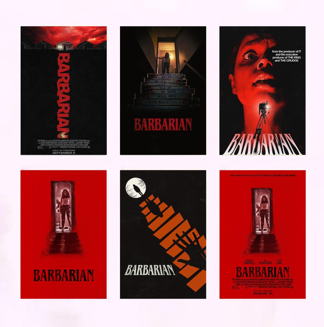 Barbarian Movie Poster: High-definition Canvas Wall Art - Etsy