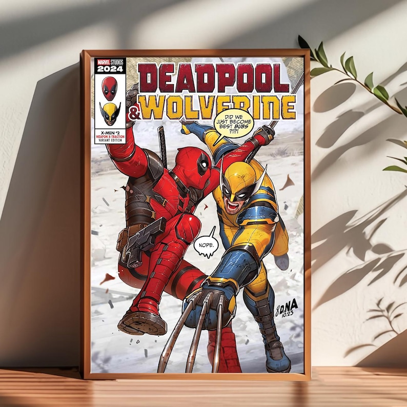 Deadpool & Wolverine Movie Poster,room Decor,poster for Gifts,home ...