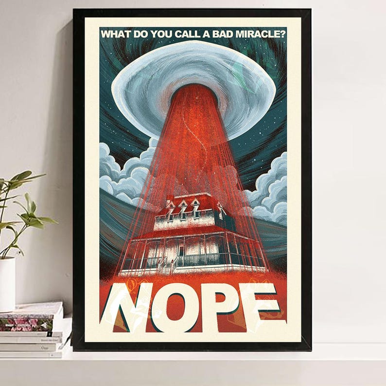 Nope Movie Poster: High-definition Canvas Art - Etsy