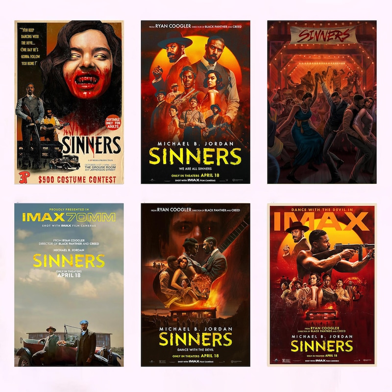 Sinners Movie [poster - Etsy