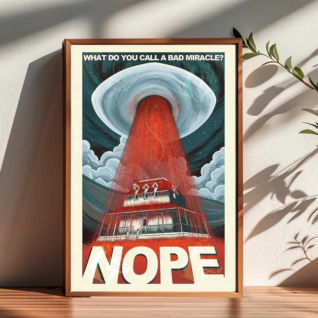 Nope Movie Poster: High-definition Canvas Art - Etsy