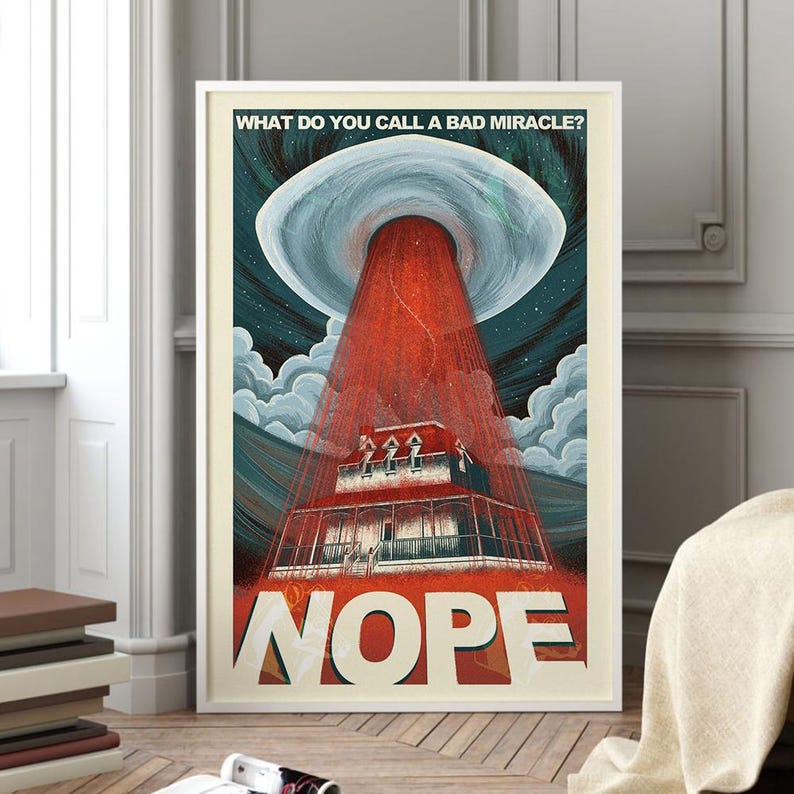 Nope Movie Poster: High-definition Canvas Art - Etsy