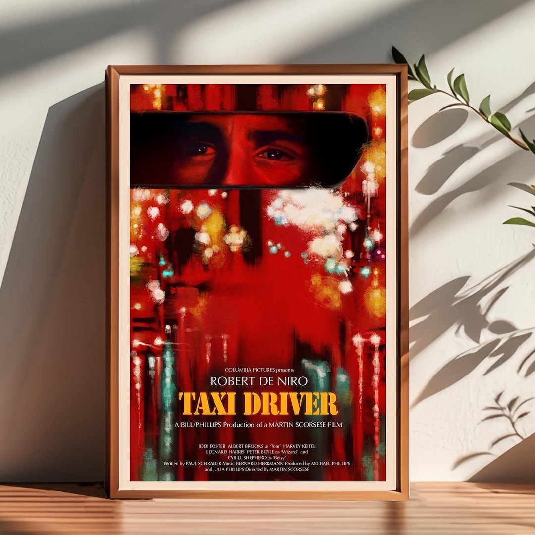 Taxi Driver Movie Poster,room Decor,poster for Gifts,home Decor,wall ...