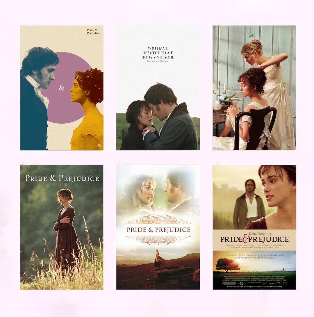 Pride and Prejudice Movie Poster: High-definition Canvas Wall Art - Etsy