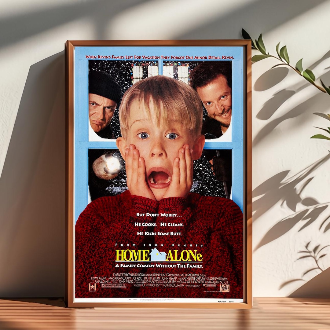 Home Alone Movie Poster,room Decor,poster for Gifts,home Decor,wall Art ...