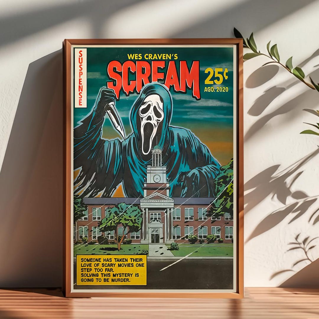 Scream Movie Poster,room Decor,poster for Gifts,home Decor,wall Art ...