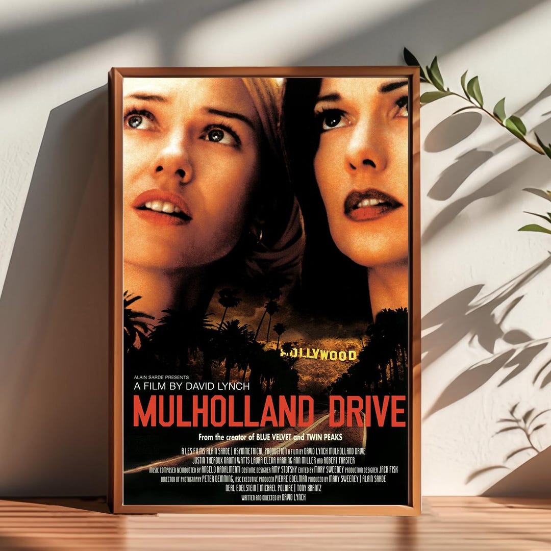 Mulholland Drive Movie Poster: David Lynch Film, Wall Art Decor - Etsy