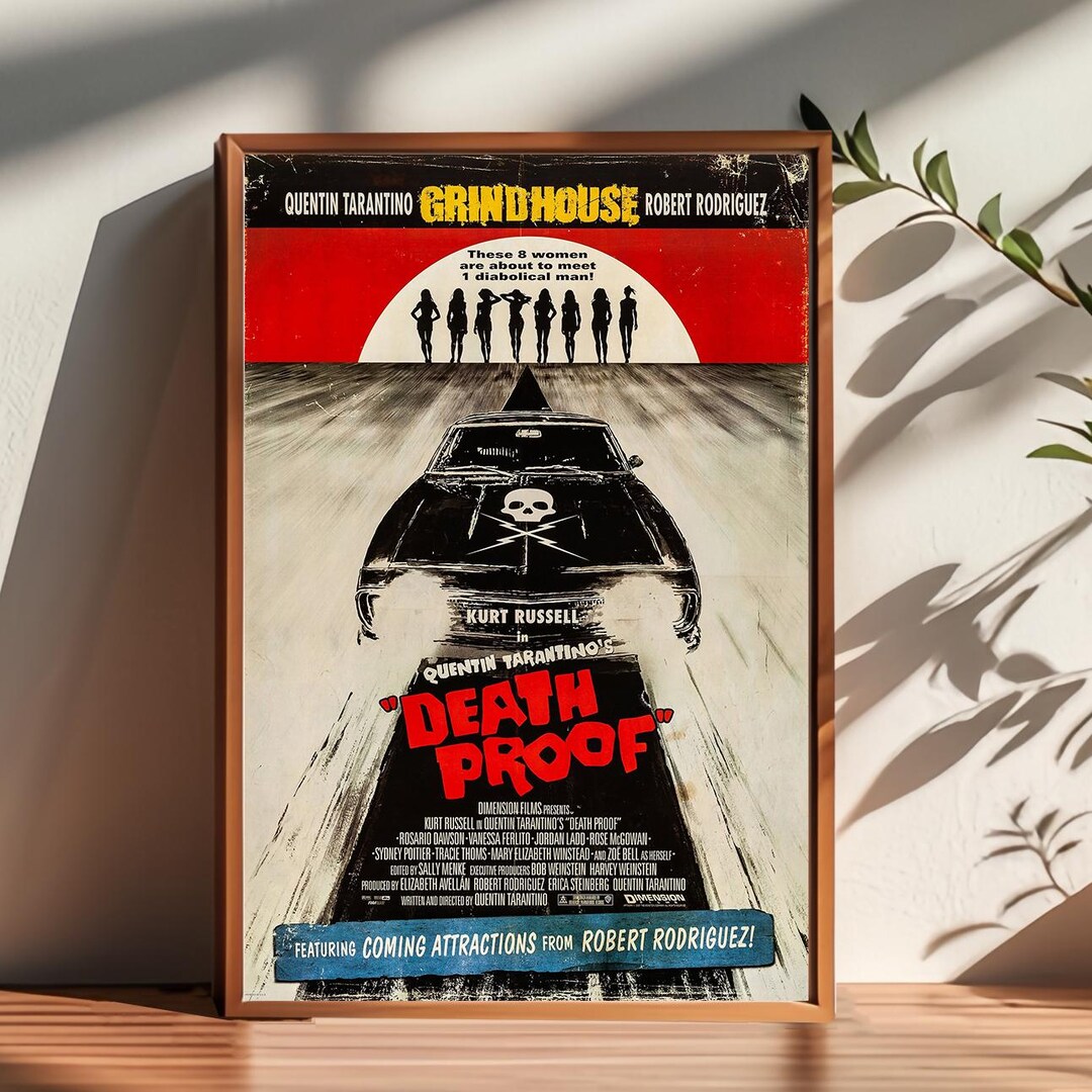 Death Proof Movie Poster,room Decor,poster for Gifts,home Decor,wall ...