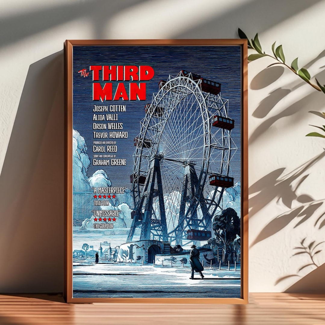 The Third Man Movie Poster,room Decor,poster for Gifts,home Decor,wall ...