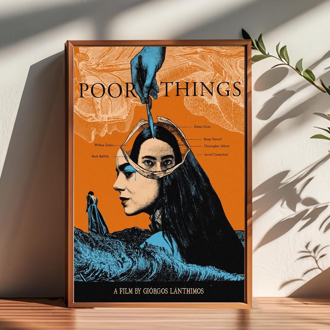 Poor Things Movie Poster: Handmade Canvas Wall Art Decor - Etsy