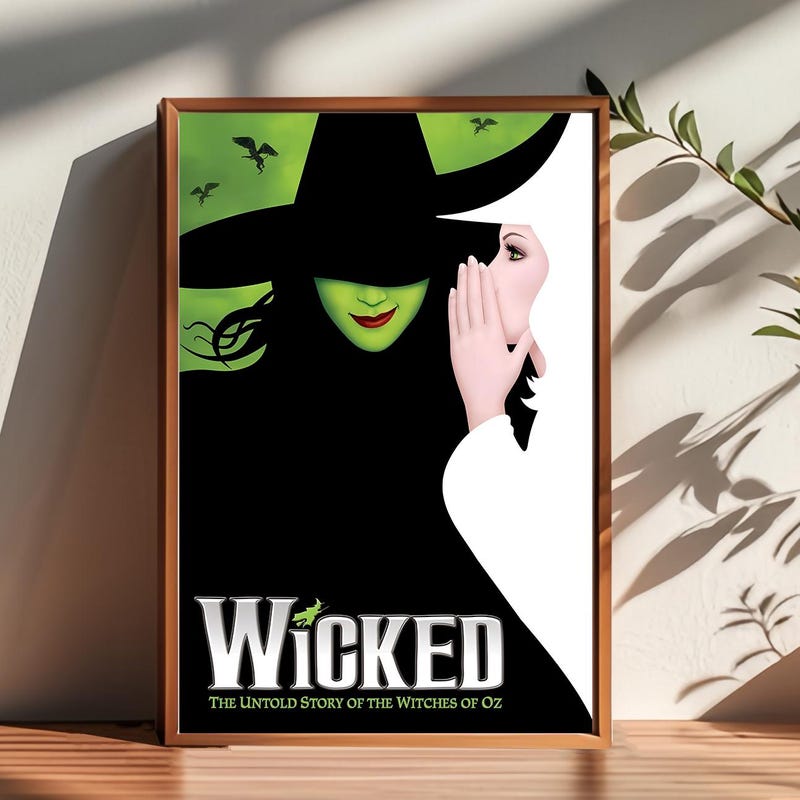 Wicked Frame Poster - Etsy UK