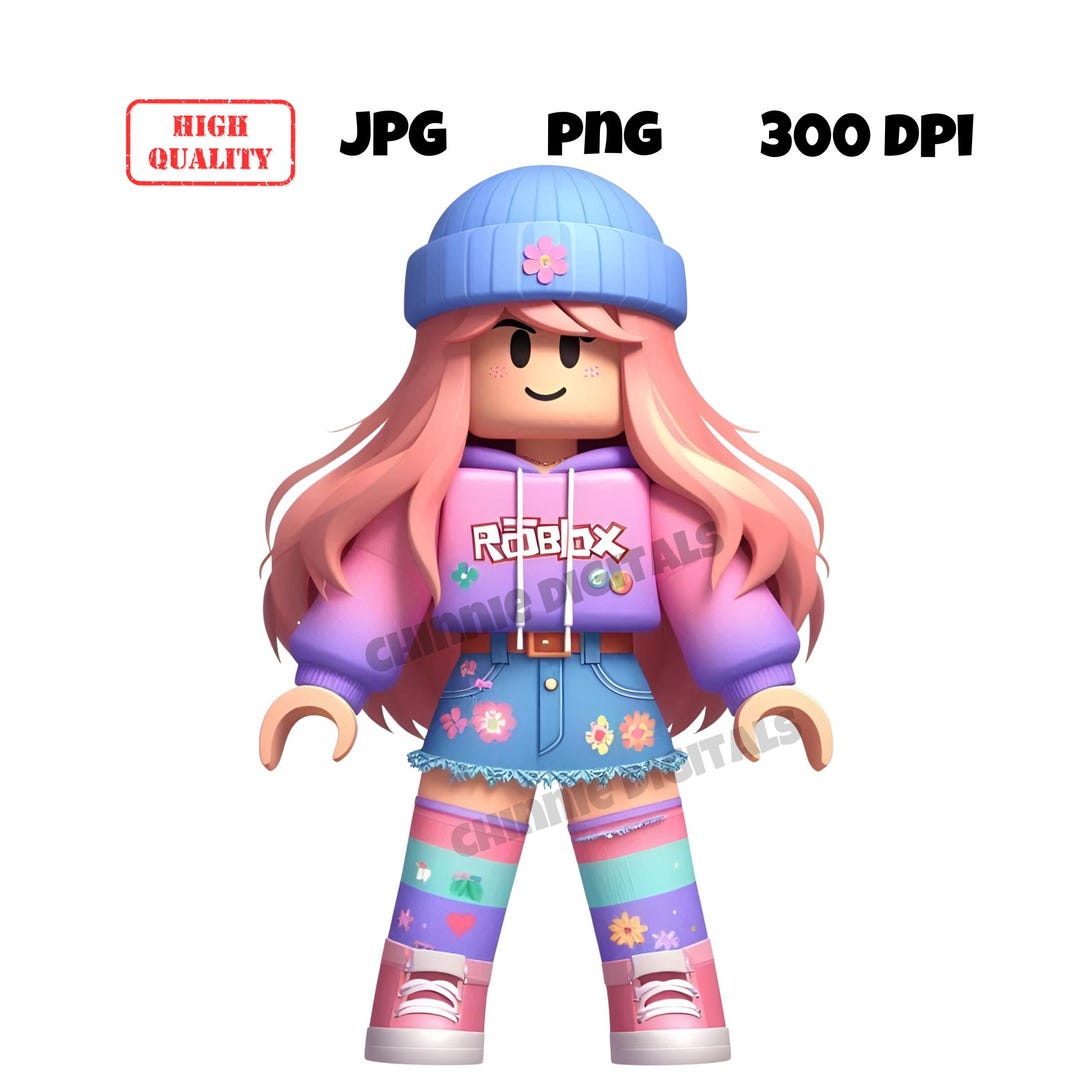 R Oblox Png, R Oblox Png Girl, R Oblox Clipart, Digital Instant ...