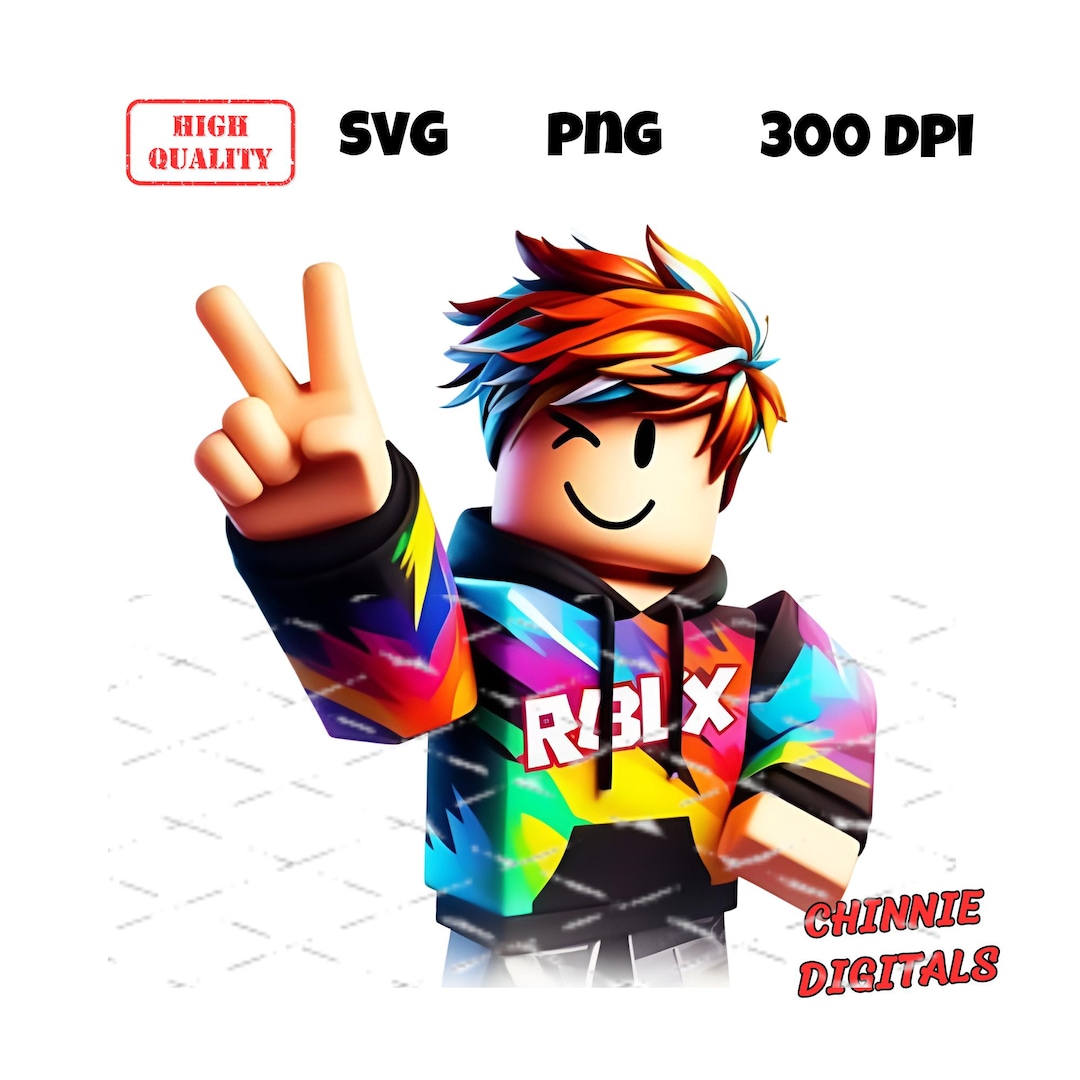 Roblox Png, Roblox Boy Png, Roblox Clipart, Digital Download, Png Svg ...