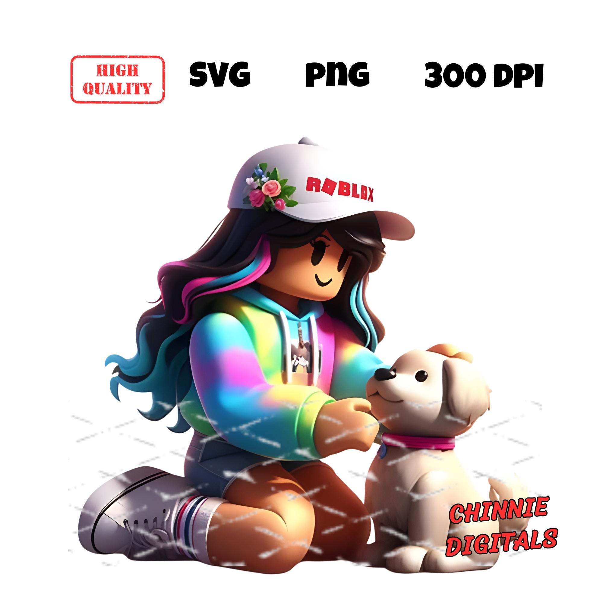 Roblox Png, Roblox Girl Png, Roblox Clipart, Digital Download, Png and ...