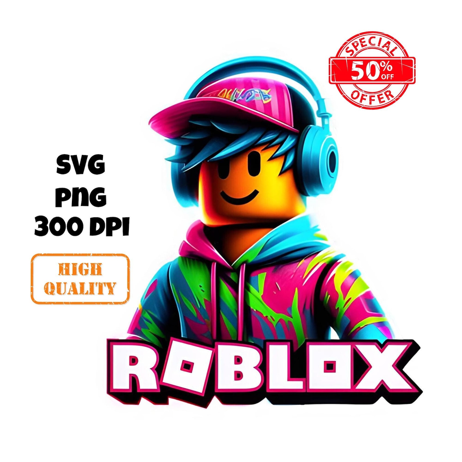 Roblox Boy, Roblox Boy Png, Roblox Clipart, Digital Instant Download ...