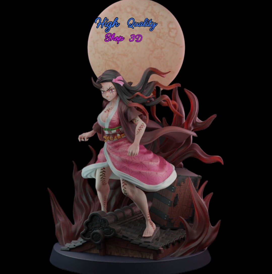 3D Anime Girl Printer STL Files Highqualityshop3d - Etsy