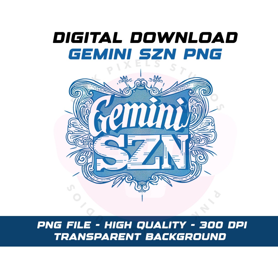 Gemini Szn Png, Gemini Season Png Gemini DTF T Shirt Design Sublimation ...