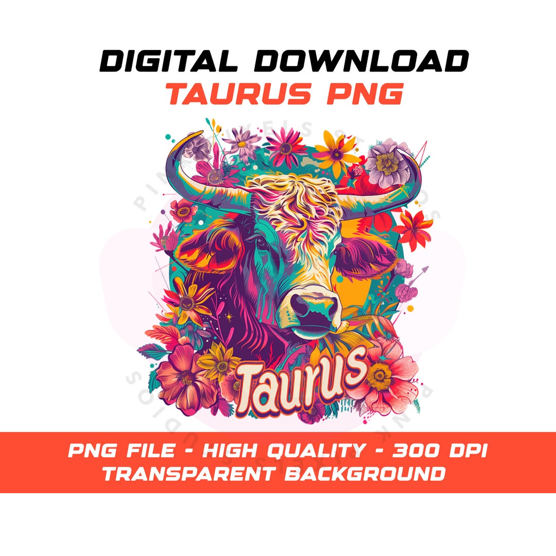 Taurus Szn Png, Taurus Png, Sublimation PNG File, Pink Taurus T Shirt ...