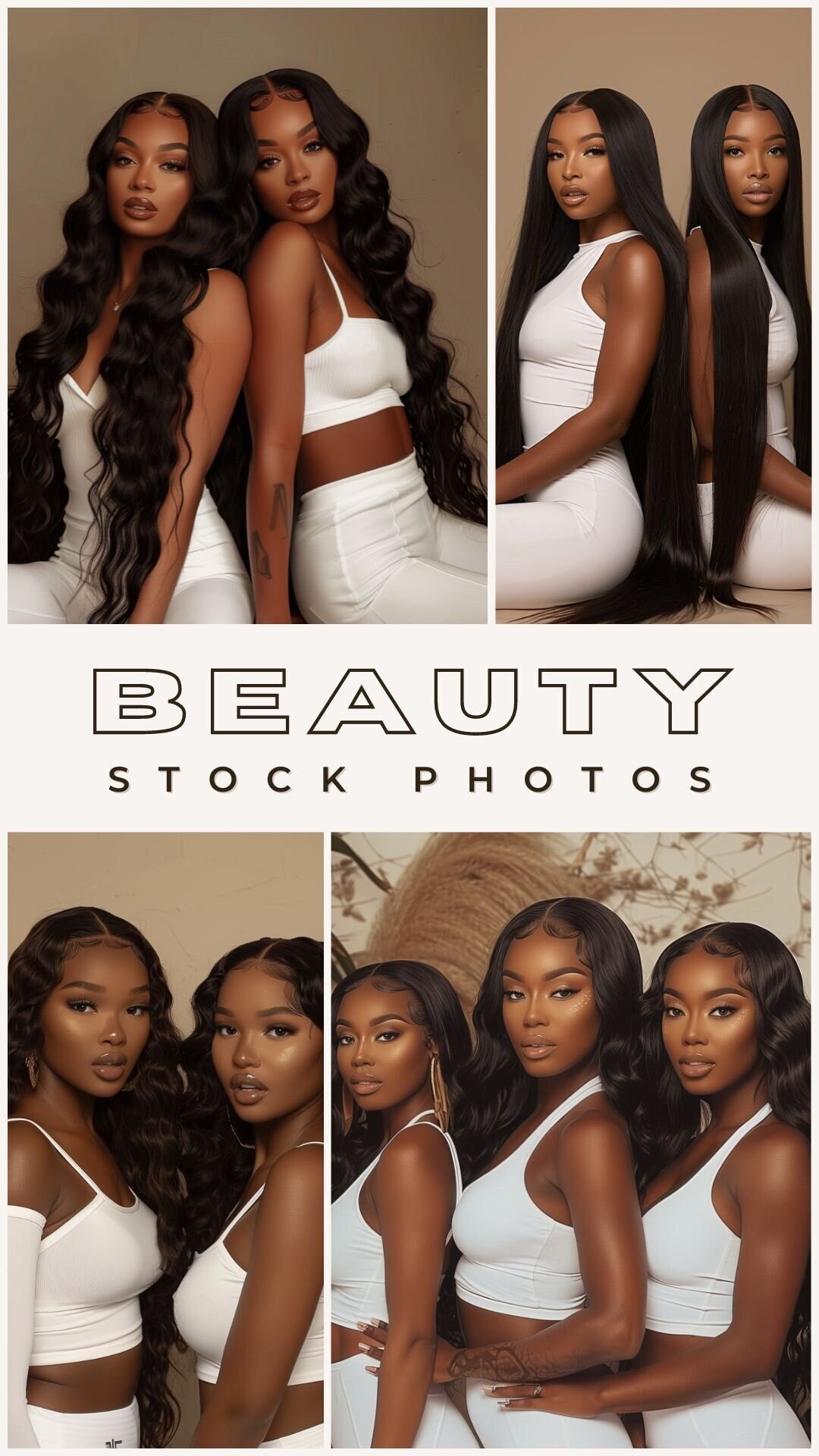 Hair Stock Photo Bundle Digital Download Makeup Stock Photos Glam Stock ...