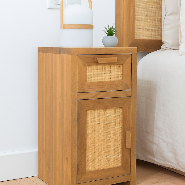 Raffia Nightstand - Etsy